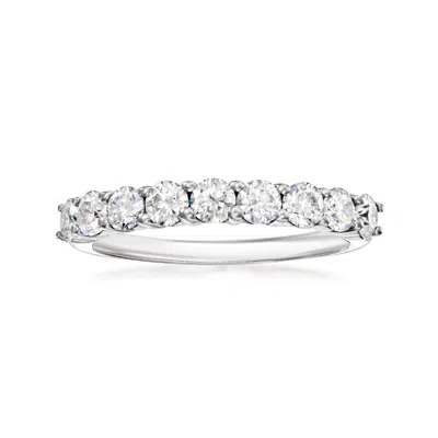 Ross-simons Moissanite Ring In Sterling Silver In White | ModeSens