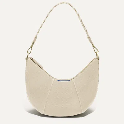 Rothys The Crescent Bag In White/neutral In Cream Twist | ModeSens
