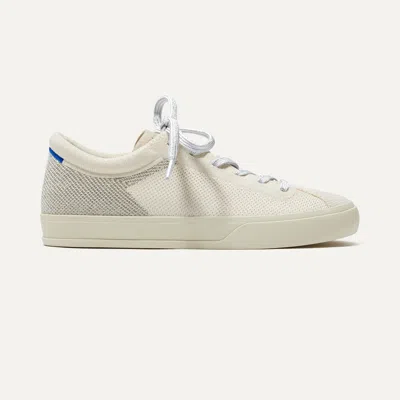 Rothys The Lace Up Sneaker In Metallic/white/neutral In Diamond Twill ...