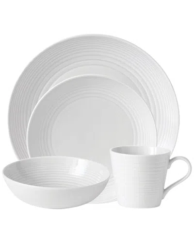 Royal Doulton Gordon Ramsay 4pc Maze Dinnerware Set In White | ModeSens