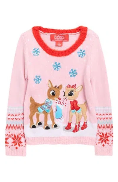 Rudolph The Red-nosed Reindeer Kids' Clarice Christmas Rudolph Sweater ...