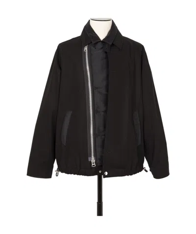 Sacai Layered Jacket In Black | ModeSens