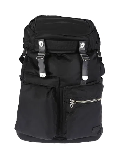 Sacai X Porter Pocket Backpack In Black | ModeSens