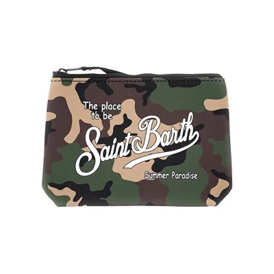 Saint Barth 'aline' Neoprene Pouch Kids In Green | ModeSens