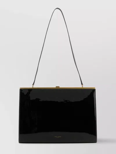 Saint Laurent Anne-marie Rectangular Leather Shoulder Bag In Black ...