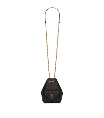 Saint Laurent Mini Joe Bucket Bag In Black | ModeSens