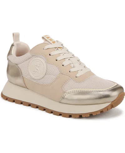 Sam & Libby Women's Randal Lace-up Sneakers In Soft Gold | ModeSens