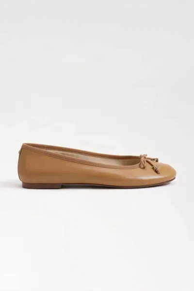 Sam Edelman Felicia Luxe Ballet Flat Buff Tan In Beige | ModeSens
