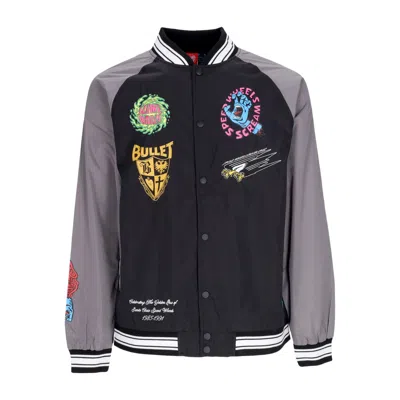 Santa Cruz Sw Celebration Jacket Men's Bomber Jacket Black/grey | ModeSens