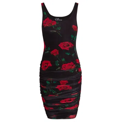 Sarvin Women's Black Vida Ruched Bodycon Dress | ModeSens