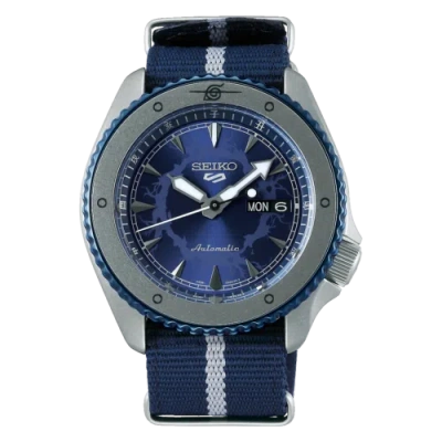 Pre-owned Seiko 5 Sport Naruto & Boruto Sasuke Srpf69k1 Automatic ...