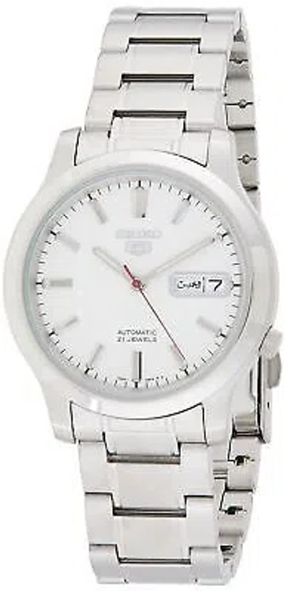 Pre-owned Seiko Five See-through Screw Back Men's Watch Snk789k1 | ModeSens
