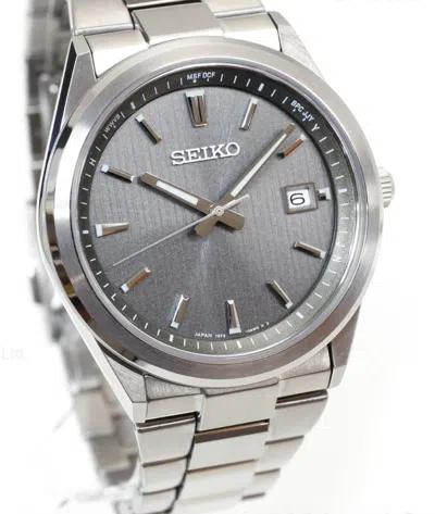 Pre-owned Seiko Selection Sbtm347 Gray Dial Solar Atomic Radio Sapphire ...