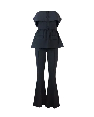 Self-portrait Suit In Black | ModeSens