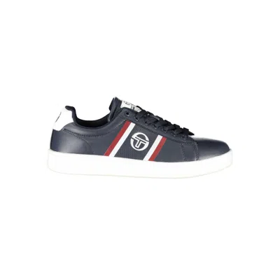 Sergio Tacchini Contrast Detail Embroide Men's Sneakers In Blue | ModeSens