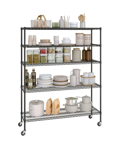 Seville Classics Ultradurable 5-tier Steel Wire Shelving System In ...