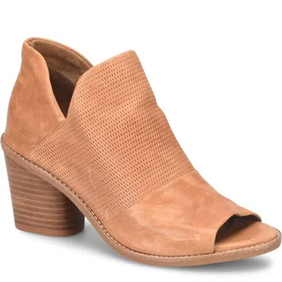 Söfft Women's Molly Peep Toe Booties In Tan In Multi | ModeSens