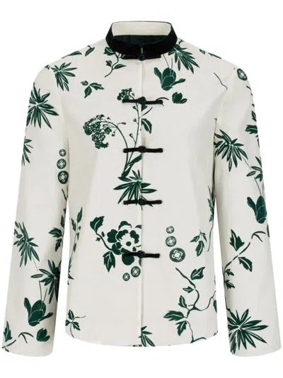 Shanghai Tang Tang Jacket In White | ModeSens