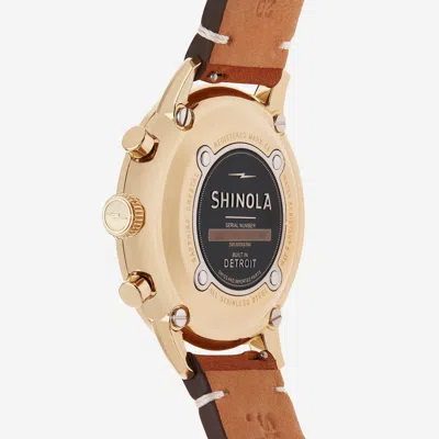 Shinola Detroit Men's The Traveler S0120245784 2 Eye Chronograph Watch ...