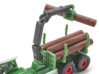 Siku Fendt Favorit 926 Tractor And Forestry Trailer With Crane Green ...