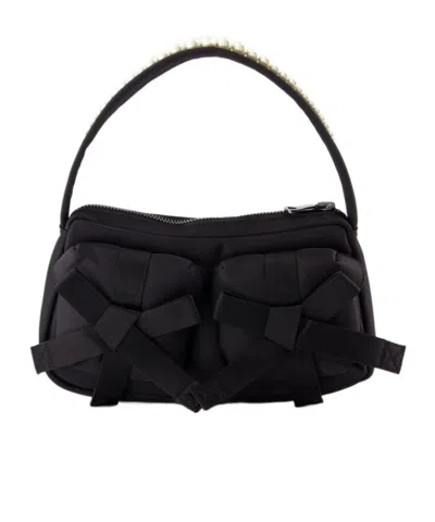 Simone Rocha Classic Bow Shoulder Bag In Black | ModeSens