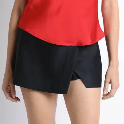 Sirena Lily Micro Mini Skort In Black | ModeSens