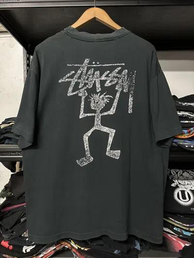 Pre-owned Skategang X Stussy Vintage Stussy Stickman Skateboard ...