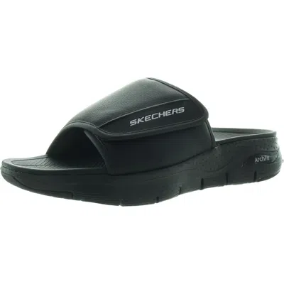 Skechers Arch Fit - Day Trip Mens Arch Support Man Made Slide Sandals ...