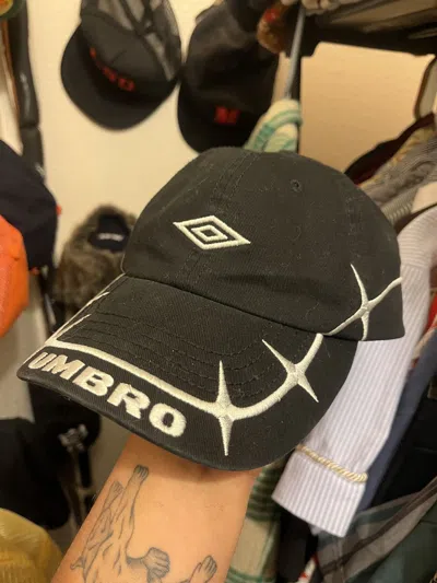 Pre-owned Slam Jam X Umbro Slam Jam Spiked Cap In Black | ModeSens