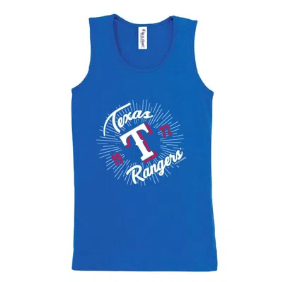 Soft As A Grape Kids' Girls Youth Royal Texas Rangers Tank Top | ModeSens
