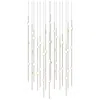 Sonneman Aries 21.5"w Square Nickel 2700k Long White Shade Led Pendant ...