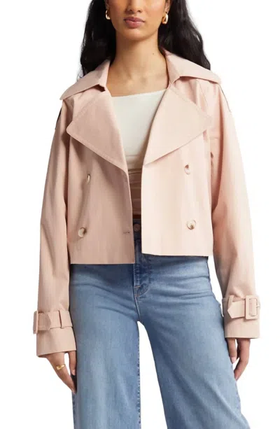 Sophie Rue Enola Trench Coat In Blush In Pink | ModeSens