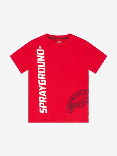 Sprayground Babies' Boys Basic Logo T-shirt In Red | ModeSens