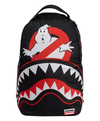 Sprayground Ghostbusters Logo And Shark Backpack In Black | ModeSens