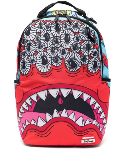 Sprayground Kid Kids' X Jorge Rodriguez Blinky Shark Backpack In Red ...