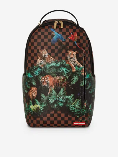 Sprayground Kids Shark Jungle Backpack In Multicoloured | ModeSens
