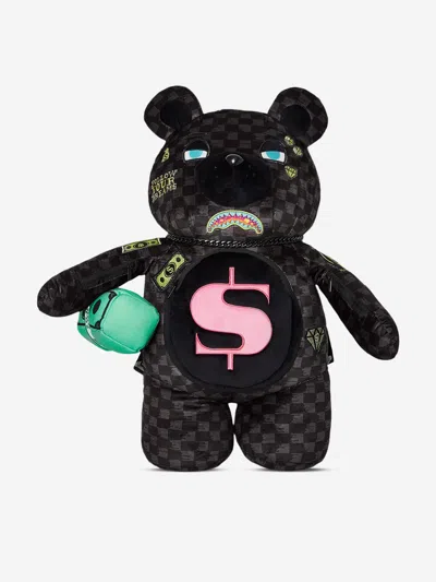 Sprayground Kids Slime Takeover Teddy Bear Backpack In Black | ModeSens