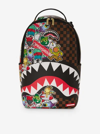 Sprayground Kids Sticker Bomb Backpack In Multicoloured | ModeSens
