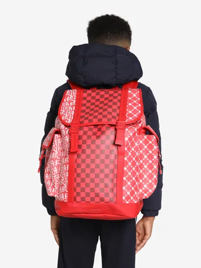 Sprayground Kids Tri Split Monte Carlo Backpack In Red | ModeSens
