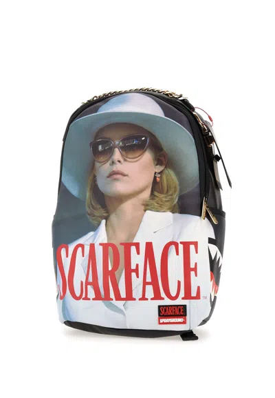 Sprayground Scarface Stairs Vegan Leather Backpack In Black | ModeSens