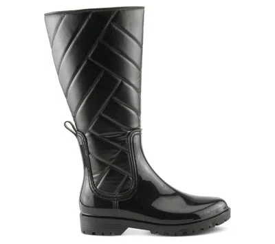 Spring Step Shoes Women's Maiza Tall Rain Boots In Black | ModeSens