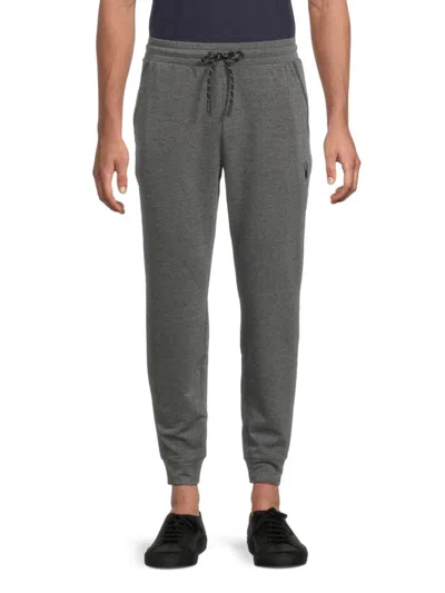 Spyder Men's Fleece Drawstring Joggers In Charcoal Heather | ModeSens