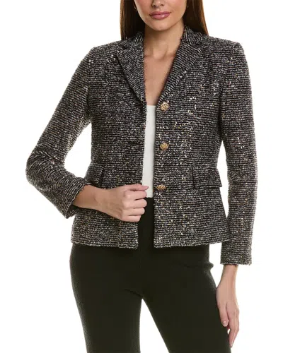 St John St. John Sequin Jacket In Black | ModeSens