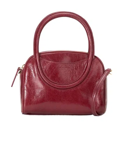 Staud Logo Shoulder Bag In Red | ModeSens