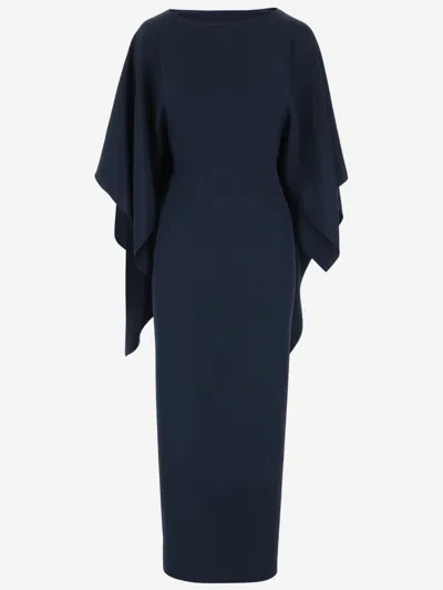 Stephan Janson Navy Blue Marie Long Dress | ModeSens