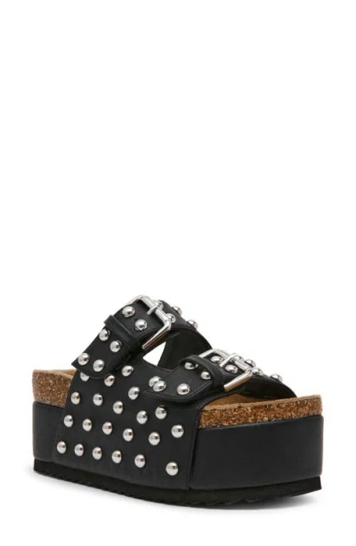 Steve Madden Kali Studded Platform Sandal In Black | ModeSens