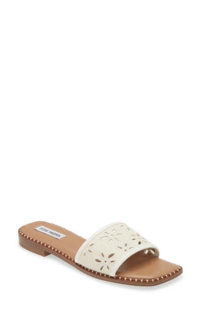 Nolitta Embroidered Eyelet Slide Sandal