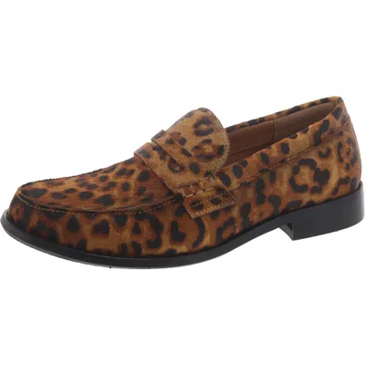 Steve Madden Raddix Mens Calf Hair Penny Loafers In Multi | ModeSens