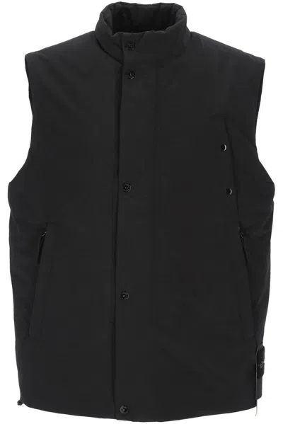 Stone Island Compass-badge Padding Vest In Black | ModeSens