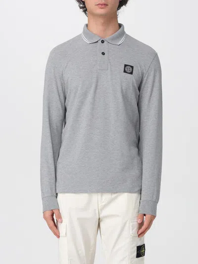 Stone Island Polo Shirt Men Color Grey In Gray | ModeSens